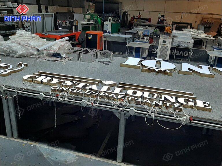 Gia Công Chữ Inox Mặt Mica Đẹp, Giá Rẻ - DinhPhanAdv