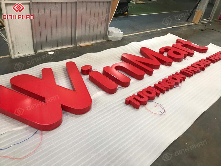 Làm Chữ Inox Mặt Poly Đẹp Giá Rẻ - DinhPhanAdv