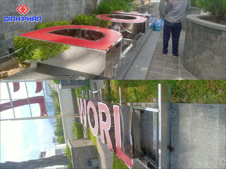 Làm Chữ Inox Mặt Poly Đẹp Giá Rẻ - DinhPhanAdv