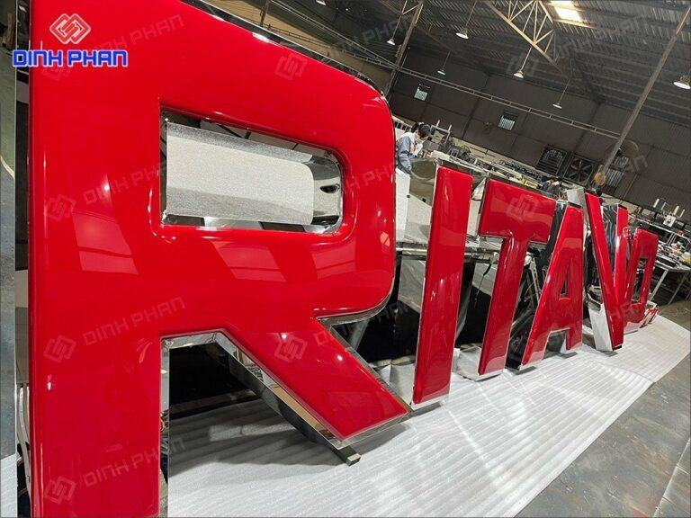 Dự Án Làm Bảng Hiệu Rita Võ, Chuỗi Showroom Ritavo