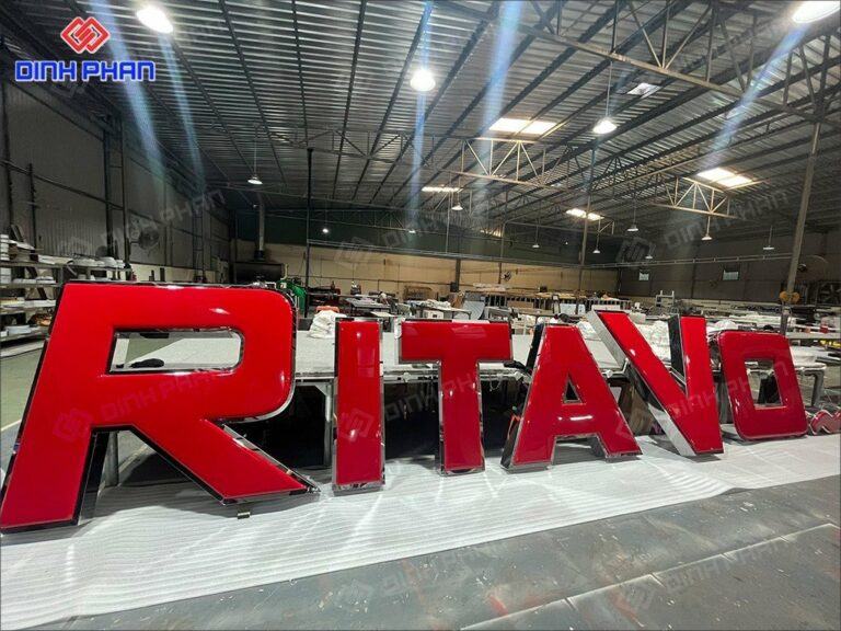 Dự Án Làm Bảng Hiệu Rita Võ, Chuỗi Showroom Ritavo